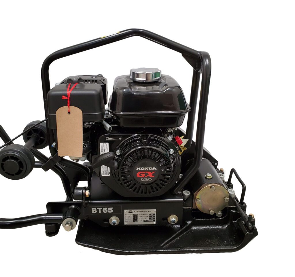 BT65 GX160 Honda Engine Plate Compactors with Wheels(WATER TANK EXTRA ...